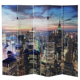 Mendler LED-Paravent Spanische Wand Raumteiler New York, Timer, netzbetrieben 180x200cm, 30 LEDs ~ Varianten 34102