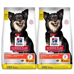 Hill's Hill's Science Plan Perfect Digestion Adult Small & Mini mit Huhn 2x6 kg