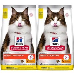Hill's Hill's Science Plan Trockenfutter Katze, Adult, Perfect Proteinhydrolysation, mit Huhn und braunem Reis 2x7 kg
