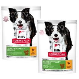 Hill's Hill's Science Plan Trockenfutter Hund, Senior, Medium Mature Adult, Vitality, mit Huhn und Reis 2x14 kg