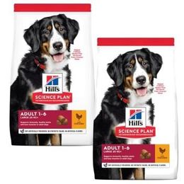 Hill's Hill's Science Plan Trockenfutter Hund, Adult, Large Breed Gefl&uuml;gel 2x14 kg
