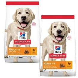 Hill's Hill's Science Plan Trockenfutter Hund, Adult, Large Breed, Light, mit Huhn 2x14 kg