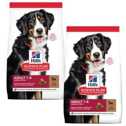 Hill's Hill's Science Plan Trockenfutter Hund, Adult, Large Breed Lamm und Reis 2x14 kg