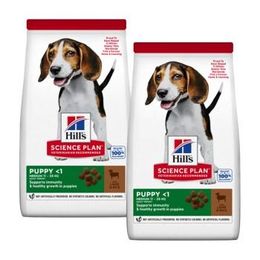 Hill's Hill's Science Plan Trockenfutter Medium Puppy, Lamm und Reis 2x14 kg