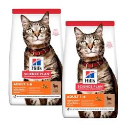 Hill's Hill's Science Plan Trockenfutter Katze, Adult, Lamm und Reis 2x10 kg
