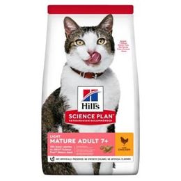 Hill's Hill's Science Plan Trockenfutter Katze, Mature Adult 7+, Light, mit Huhn 1,5 kg