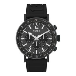 Timex Uhr Herren Gr&ouml;&szlig;e One Size schwarz / silber / wei&szlig;