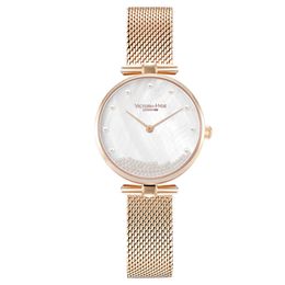 Victoria Hyde Uhr "Pearl" Damen Gr&ouml;&szlig;e One Size gold / perlwei&szlig;