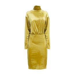 Influencer Kleid Damen Gr&ouml;&szlig;e 42 gelb Sommerkleid
