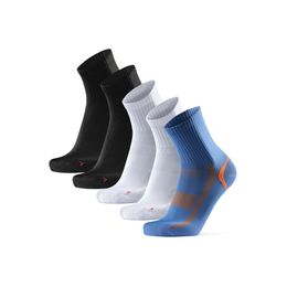 Danish Endurance Socken 'Classic Sports Low-cut' Herren Gr&ouml;&szlig;e 39/42 bunt