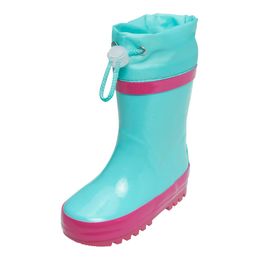 Playshoes Gummistiefel Jungen Gr&ouml;&szlig;e 22.5 t&uuml;rkis / dunkelpink