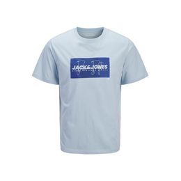 Jack & Jones Jack & Jones Junior T-Shirt 'JJCOLE' Jungen Gr&ouml;&szlig;e 104 marine / taubenblau / wei&szlig;