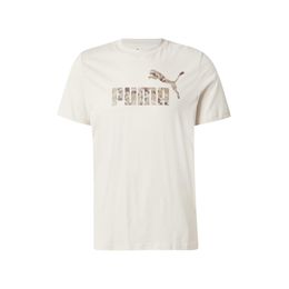 Puma Sportshirt 'ESS' Herren Gr&ouml;&szlig;e M creme / braun / hellbraun