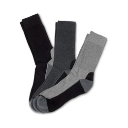 Tchibo - 3 Paar Outdoor-Socken - Unisex - Gr. 43-46 - anthrazit
