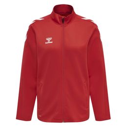 Hummel Sportsweatjacke 'Core Poly' Damen Gr&ouml;&szlig;e XL rot / wei&szlig;