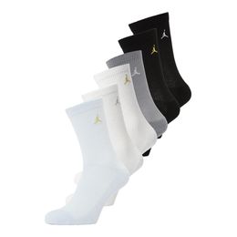 Jordan Socken 'EVERYDAY ESSENTIALS' M&auml;dchen Gr&ouml;&szlig;e 7/9Y grau / schwarz / wei&szlig;