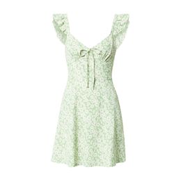 Dorothy Perkins Kleid Damen Gr&ouml;&szlig;e 40 pastellgr&uuml;n / offwhite Winterkleid