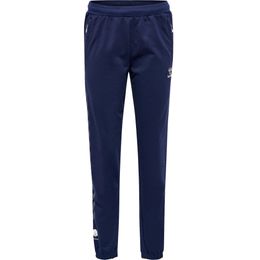 Hummel Sporthose 'Move Grid' Damen Gr&ouml;&szlig;e XL dunkelblau / wei&szlig;
