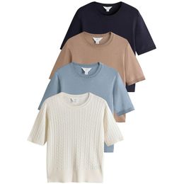 The Set Shirt female Beige, Blue, Brown size XL