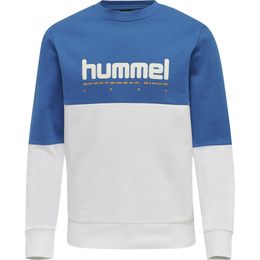 Hummel Sweatshirt 'Manfred' Damen Gr&ouml;&szlig;e XXS blau / goldgelb / wei&szlig;