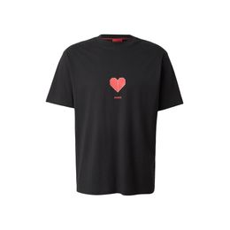 Hugo T-Shirt 'Dalentin' Herren Gr&ouml;&szlig;e S rot / schwarz