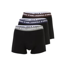 K by KARL LAGERFELD Karl Lagerfeld Boxershorts Herren Gr&ouml;&szlig;e M dunkellila / dunkelrot / schwarz / wei&szlig;