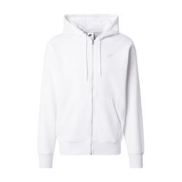 Nike Sportswear Zip-Up Hoodie 'CLUB' male size XS Ecru