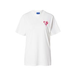 Hugo T-Shirt Damen Gr&ouml;&szlig;e L pink / wei&szlig;
