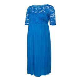MAMALICIOUS Umstand Kleid 'Mivana' Damen Gr&ouml;&szlig;e 34 blau Winterkleid