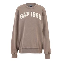 GAP Tall Sweatshirt 'LOVE' Damen Gr&ouml;&szlig;e M schoko / wei&szlig;