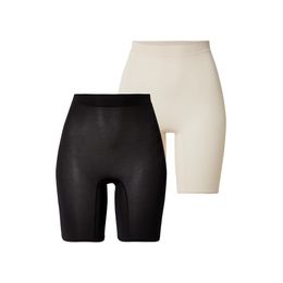 Lindex Lange Unterhose 'Blenda' Damen Gr&ouml;&szlig;e M beige / schwarz