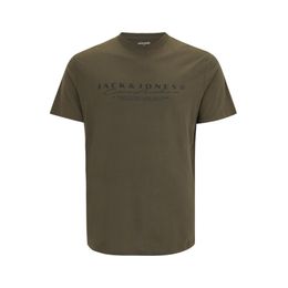 Jack & Jones Plus Jack & Jones Plus T-Shirt Herren Gr&ouml;&szlig;e 5XL gr&uuml;n / schwarz