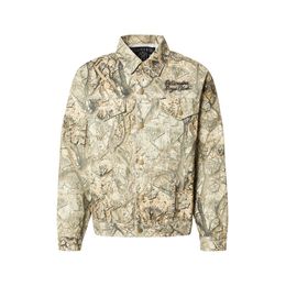 Billionaire Boys Club Jacke 'DIAMONDS & DOLLARS' Herren Gr&ouml;&szlig;e L dunkelbraun / gr&uuml;n / khaki / oliv