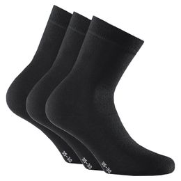Rohner Basic Socken Damen Gr&ouml;&szlig;e 39/42 schwarz