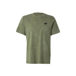 Nike Sportswear T-Shirt 'CLUB' Herren Gr&ouml;&szlig;e M oliv / schwarz