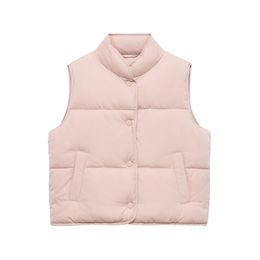Mango Kids Weste M&auml;dchen Gr&ouml;&szlig;e 128 rosa
