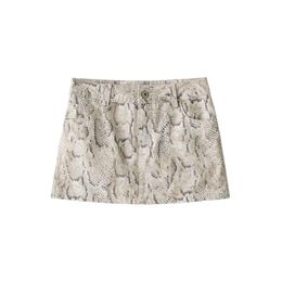 Bershka Skirt female Beige size S