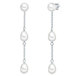 Valero Pearls Ohrringe Damen Gr&ouml;&szlig;e One Size silber / perlwei&szlig;