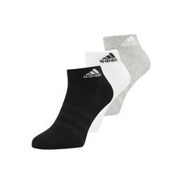 adidas Performance Sportsocken 'Thin And Light' Herren Gr&ouml;&szlig;e 34/36 graumeliert / schwarz / wei&szlig;