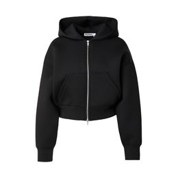 WEEKDAY Zip-Up Hoodie female Black size M
