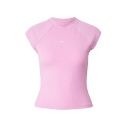 Nike Sportswear T-Shirt 'CHILL' Damen Gr&ouml;&szlig;e XS rosa / wei&szlig;