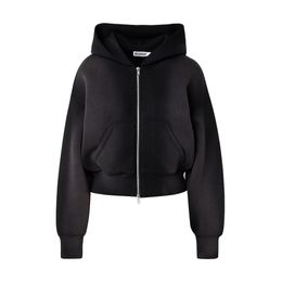 WEEKDAY Zip-Up Hoodie 'Danni' female Black size XS