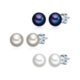 Valero Pearls Ohrringe Damen Gr&ouml;&szlig;e One Size indigo / silber / perlwei&szlig;