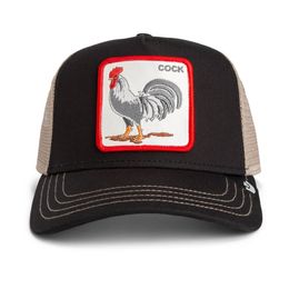 GOORIN BROS. Cap Damen Gr&ouml;&szlig;e 55/60 grau / rot / schwarz / wei&szlig;