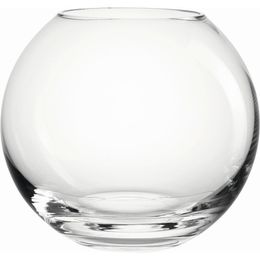 Leonardo Vase Boccia, Klar, Glas, rund, 17.5 cm, nur zu Dekorationszwecken, zum Stellen, Dekoration, Vasen, Glasvasen