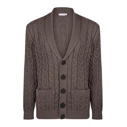 Felix Hardy Knit Cardigan male Brown size S
