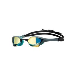 arena Schwimmbrille 'COBRA ULTRA SWIPE MIRROR' Herren Gr&ouml;&szlig;e XS/XL gelb / grau / gr&uuml;n / schwarz