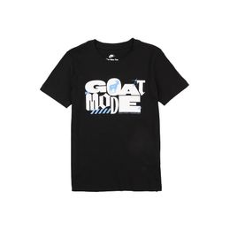 Nike Sportswear T-Shirt 'GOAT MODE' Jungen Gr&ouml;&szlig;e 122/128 hellblau / schwarz / wei&szlig;