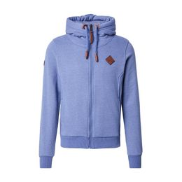 Naketano Zip-Up Hoodie male Blue size XL