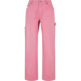 Karl Kani Cargo Jeans female Pink size XL